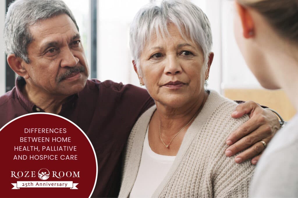 The Differences Between Home Health Care, Palliative Care, And Hospice Care - Roze Room Hospice
